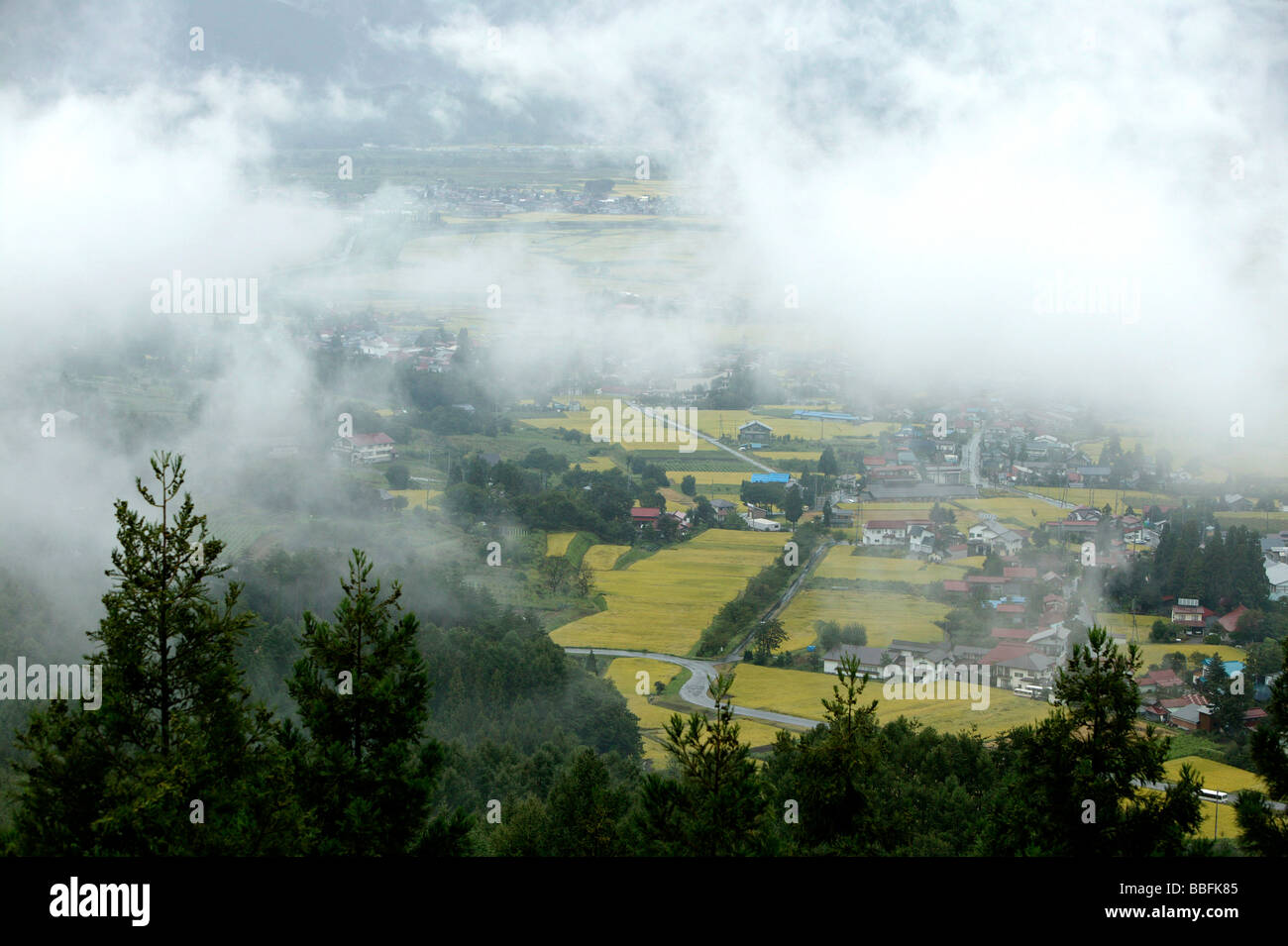 Aerial View Of Habitation Stock Photo - Alamy
