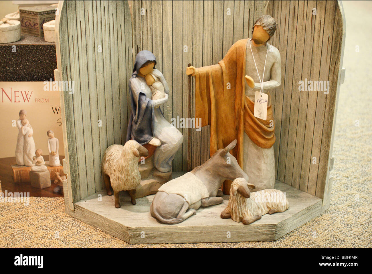 Bethlehem Nativity scene Christmas holiday in USA Stock Photo - Alamy