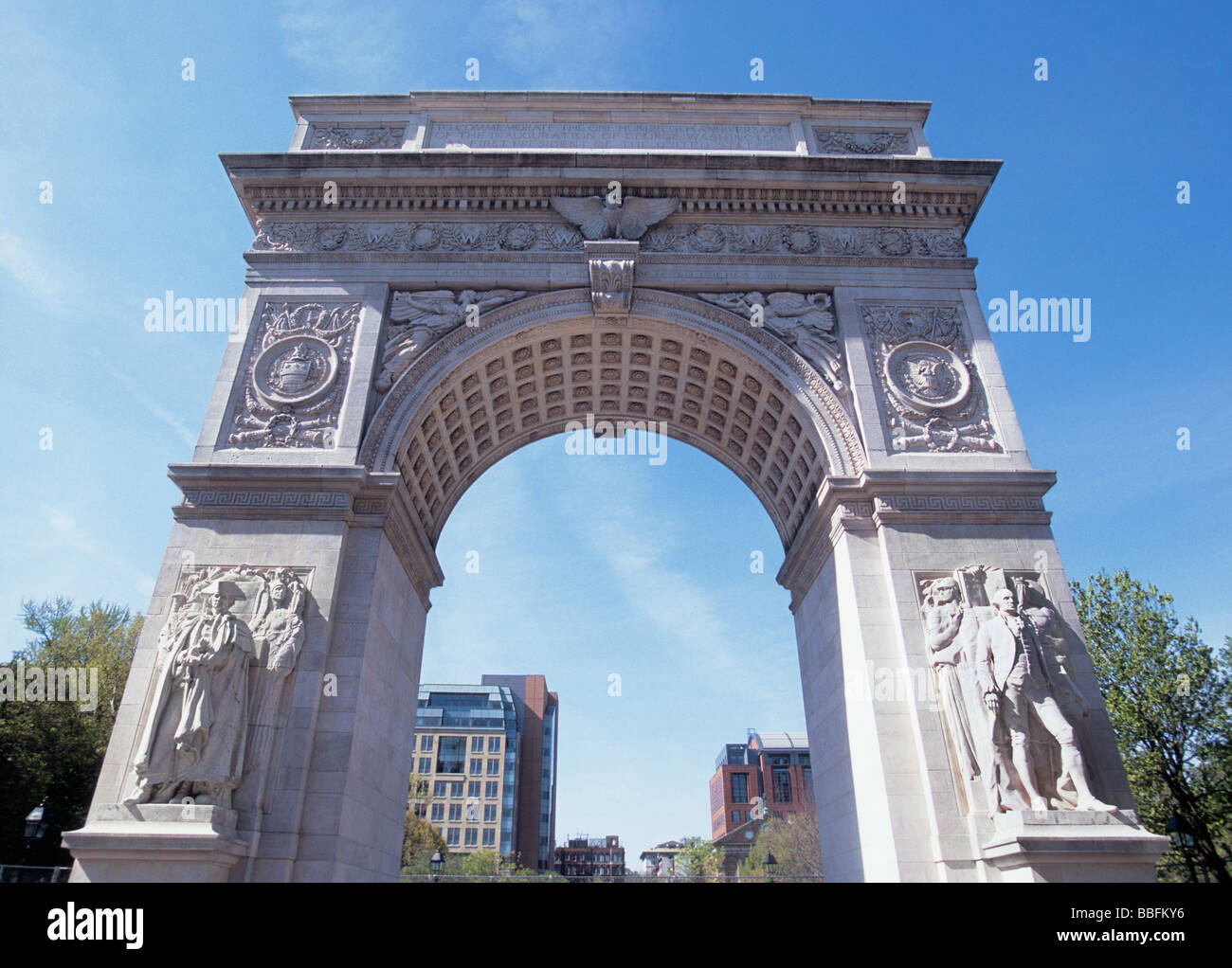 New York City New York Washington Square Arch monument Greenwich ...