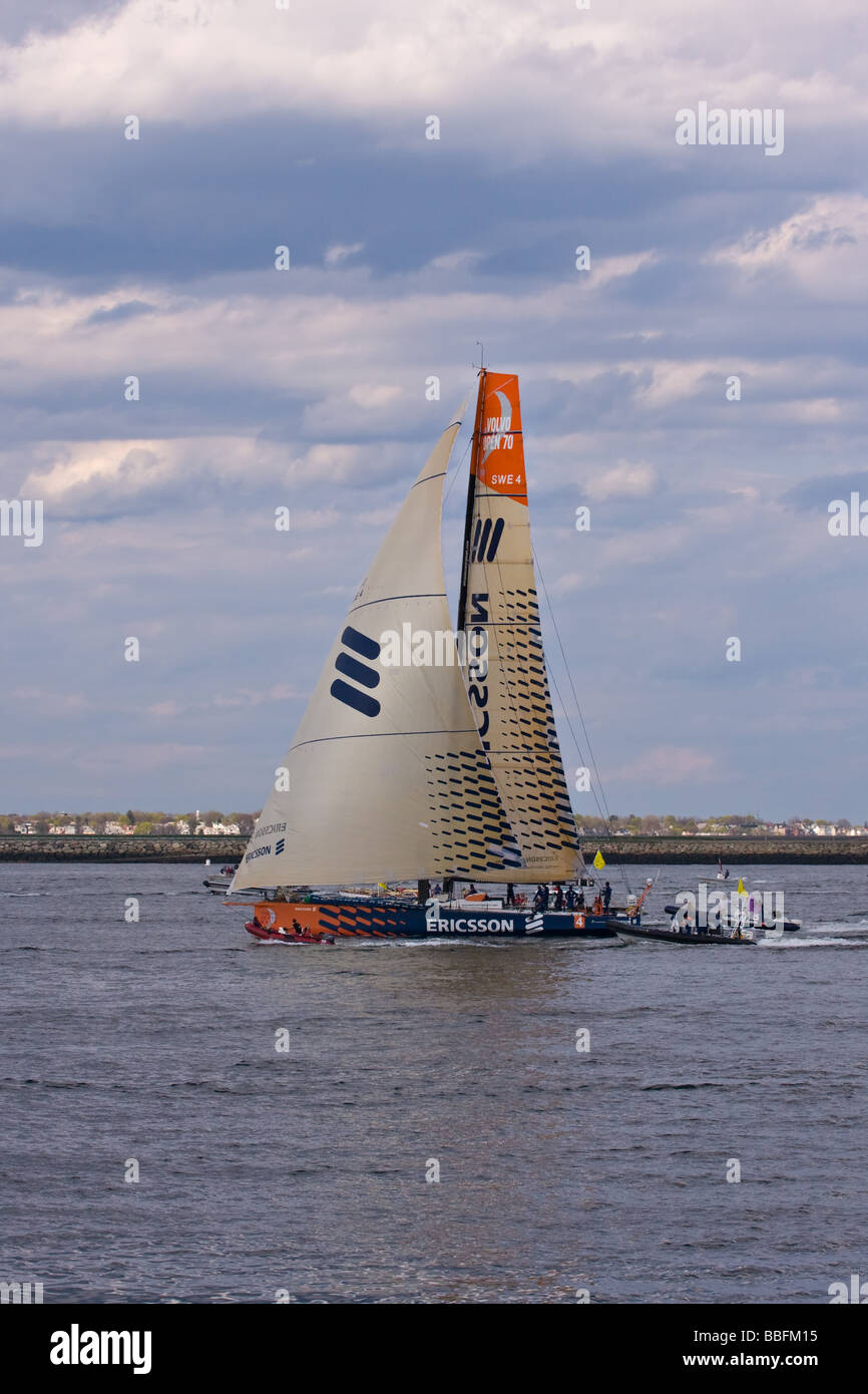 Volvo Ocean Race 2008-2009. Volvo Open 70 Racing Yacht "Ericsson 4 ...