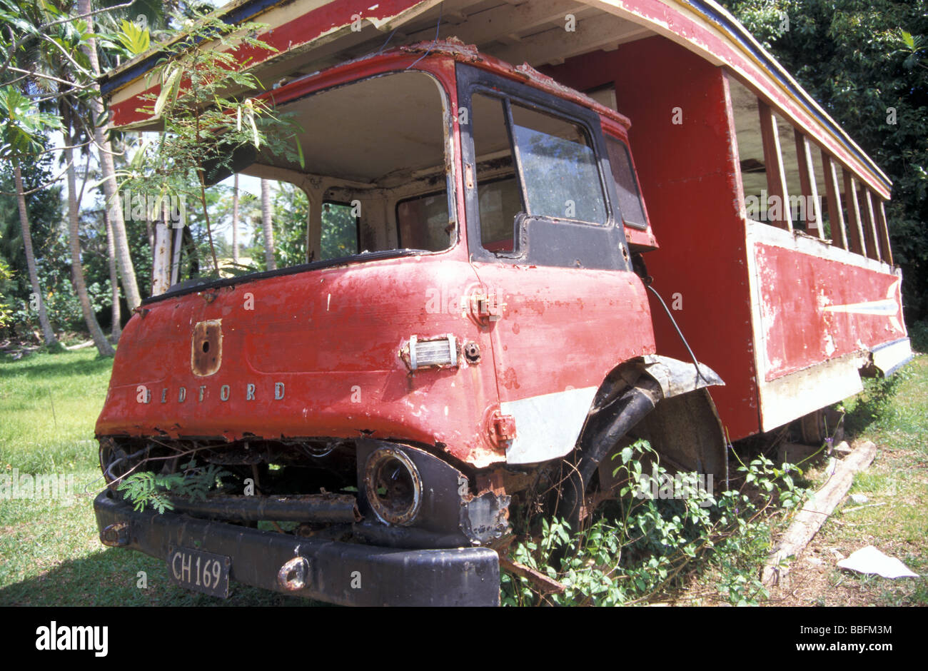 Rarotonga cook islands bus hi-res stock photography and images - Alamy