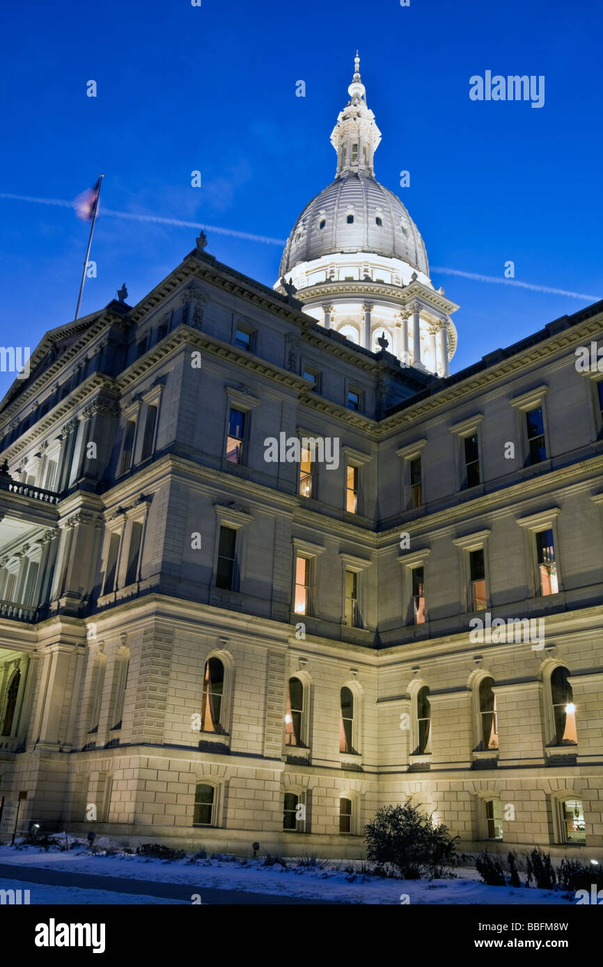 State Capitol of Michigan Stock Photo - Alamy