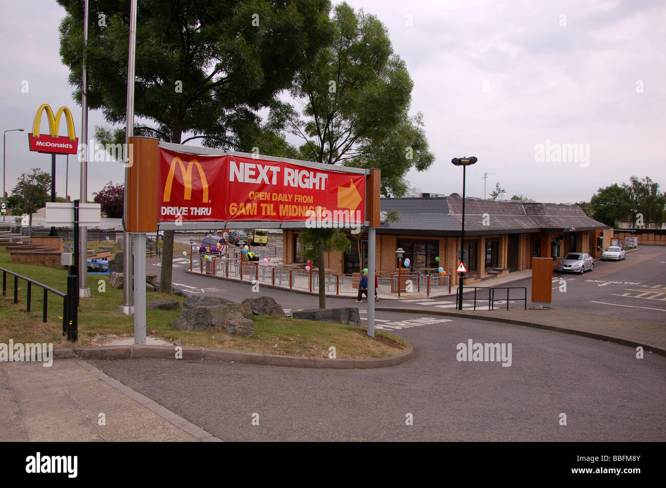 McDonald's in Colindale, London, England, Uk Stock Photo - Alamy