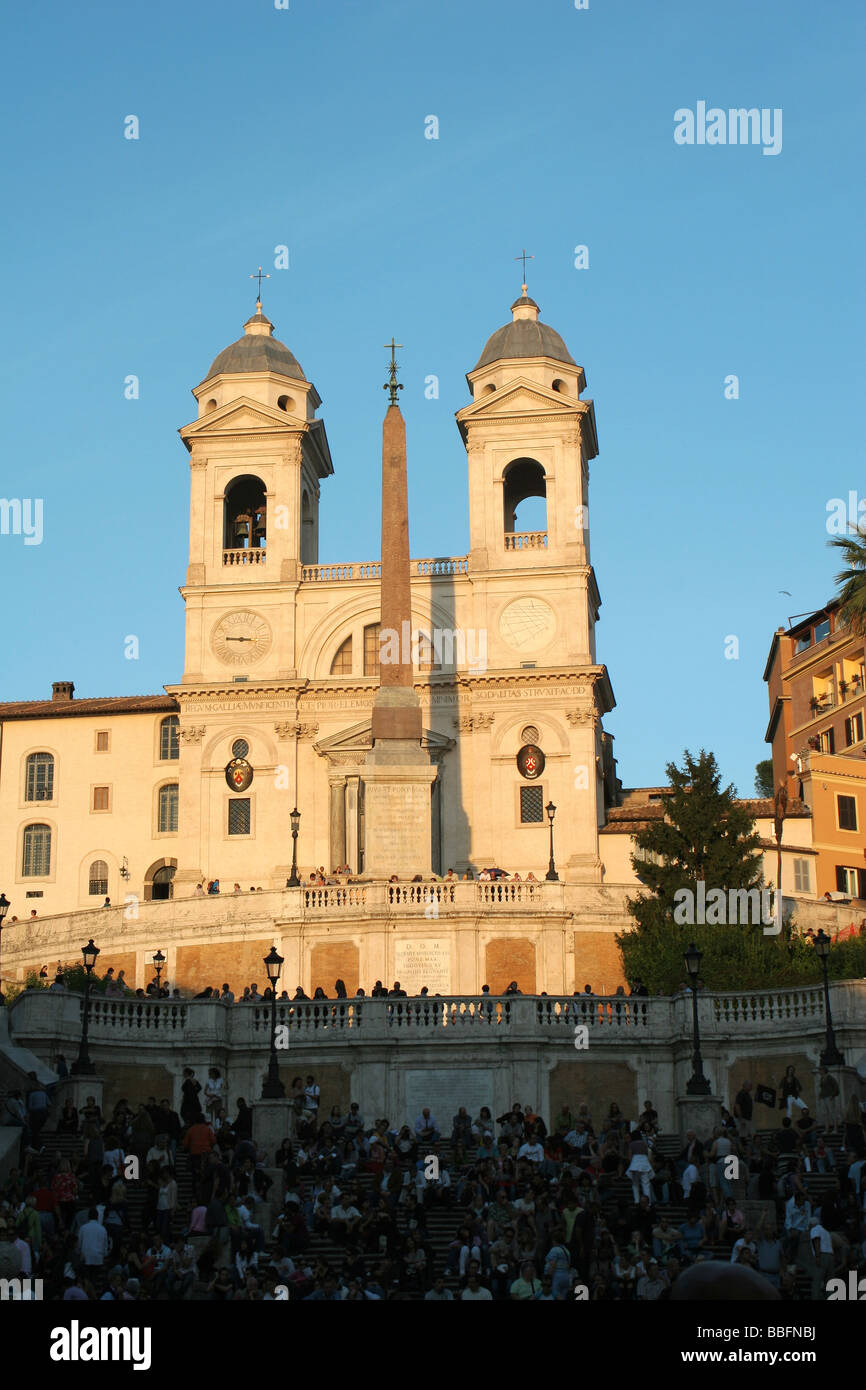 Spain square rome stairs hi-res stock photography and images - Alamy