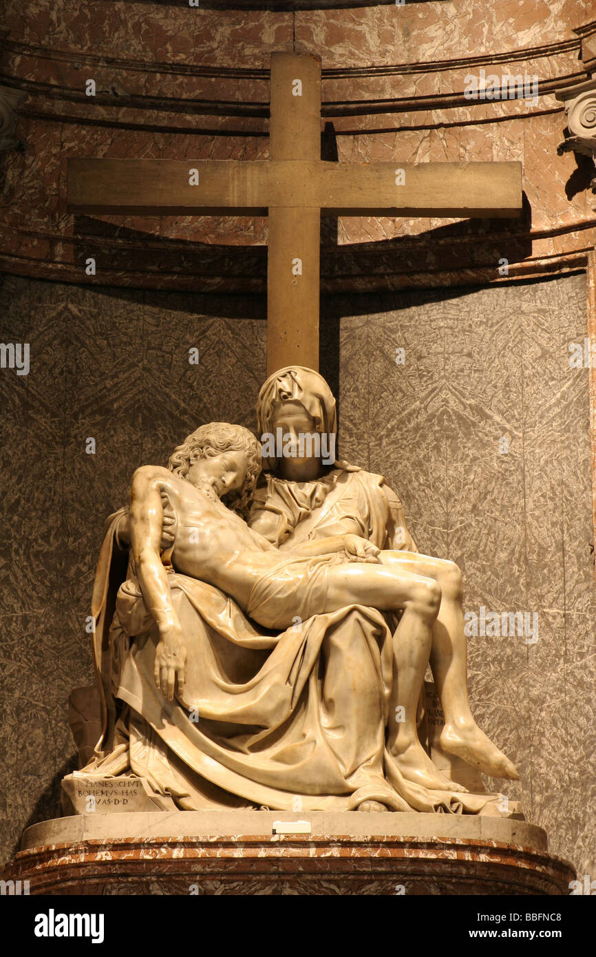 Rome - Pieta in the church Santa Maria della Pace Stock Photo - Alamy