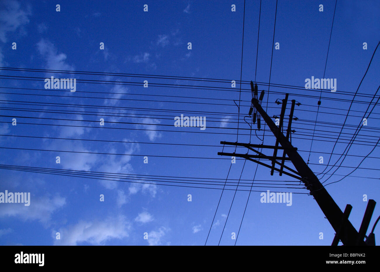Telephone wire landscape hi-res stock photography and images - Alamy