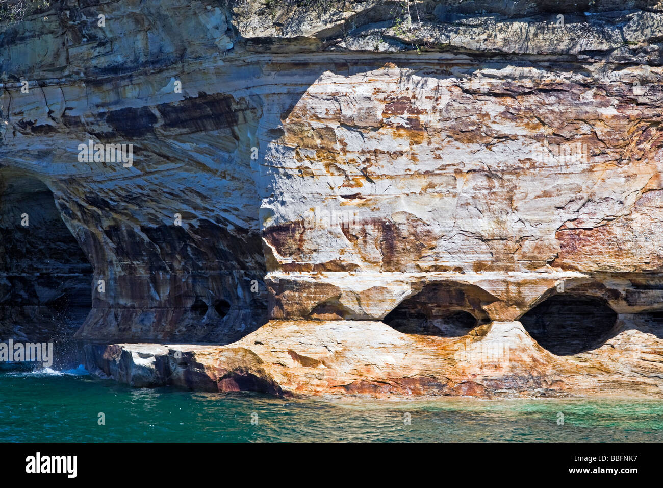 Pictured Rocks National Lakeshore Stock Photo - Alamy