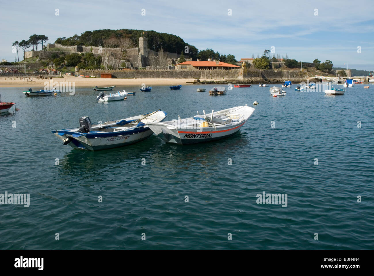 Monterreal castle, Baiona, Spain Stock Photo - Alamy