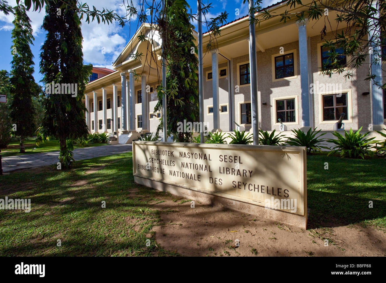 National Library of the Seychelles, Francis Rachel Street, capital city ...