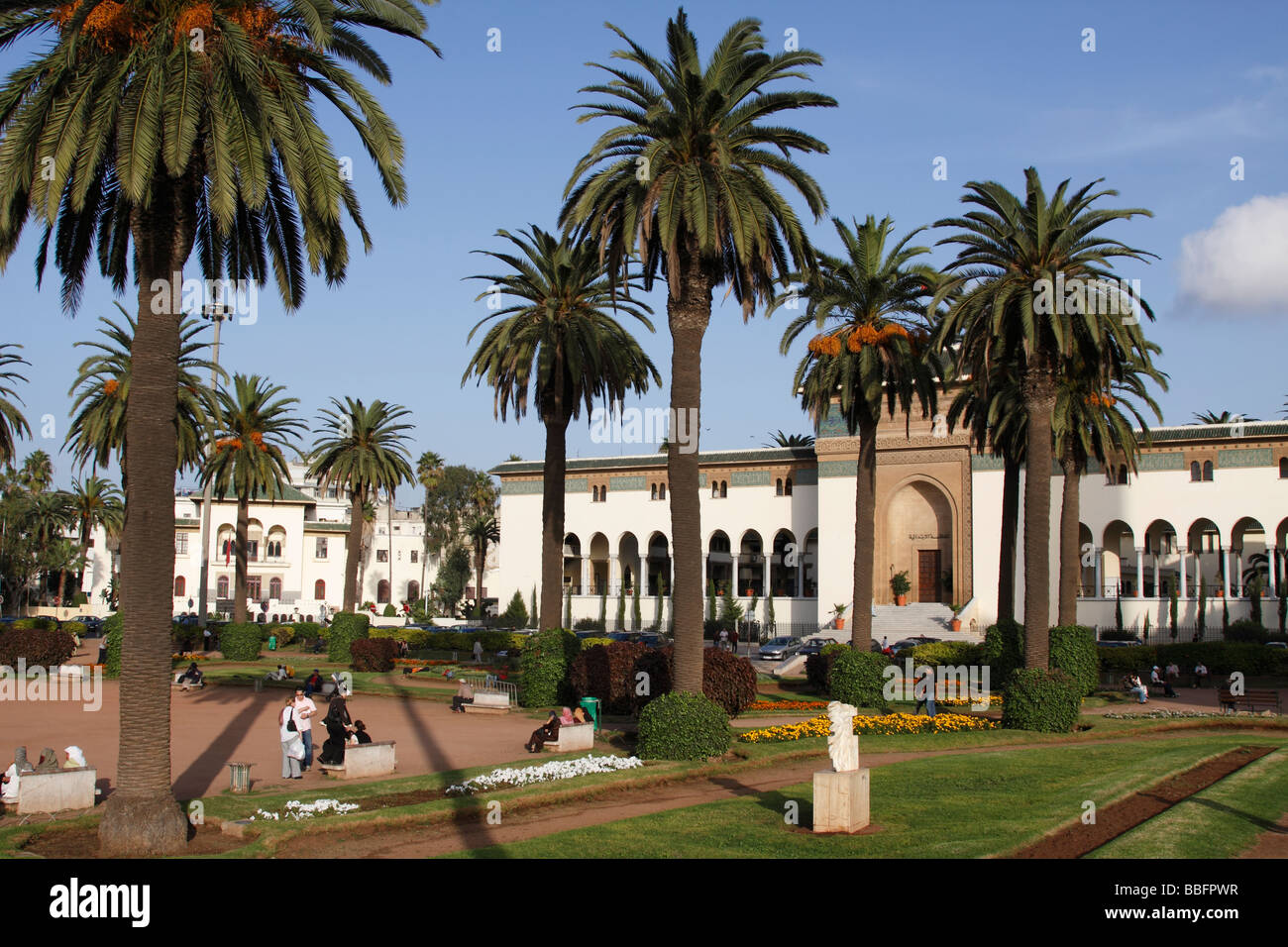 Africa, North Africa, Morocco, Casablanca, Place Mohammed V, Palais de ...