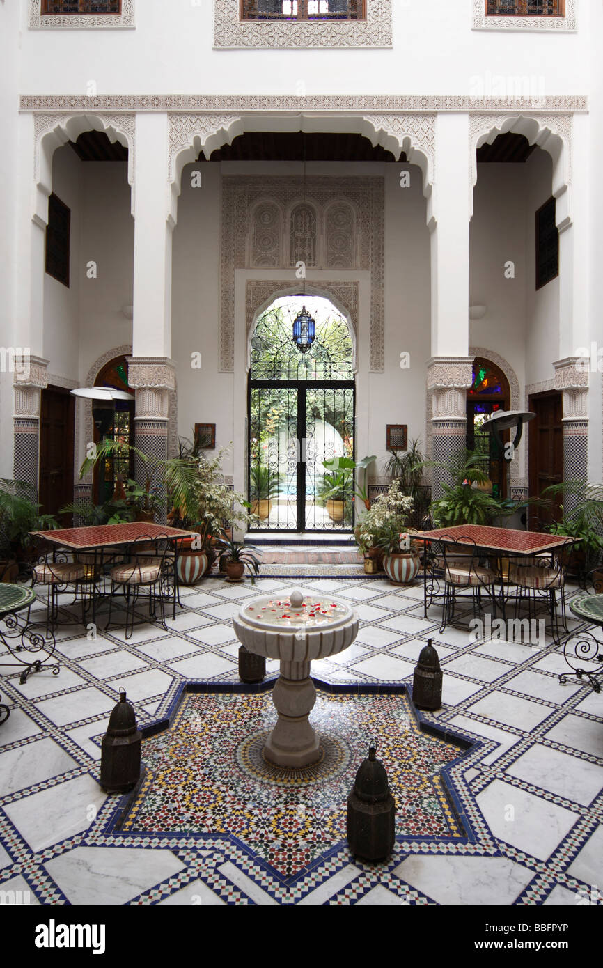 Africa, North Africa, Morocco, Fes, Fès, Medina, Riad Norma, Hotel ...