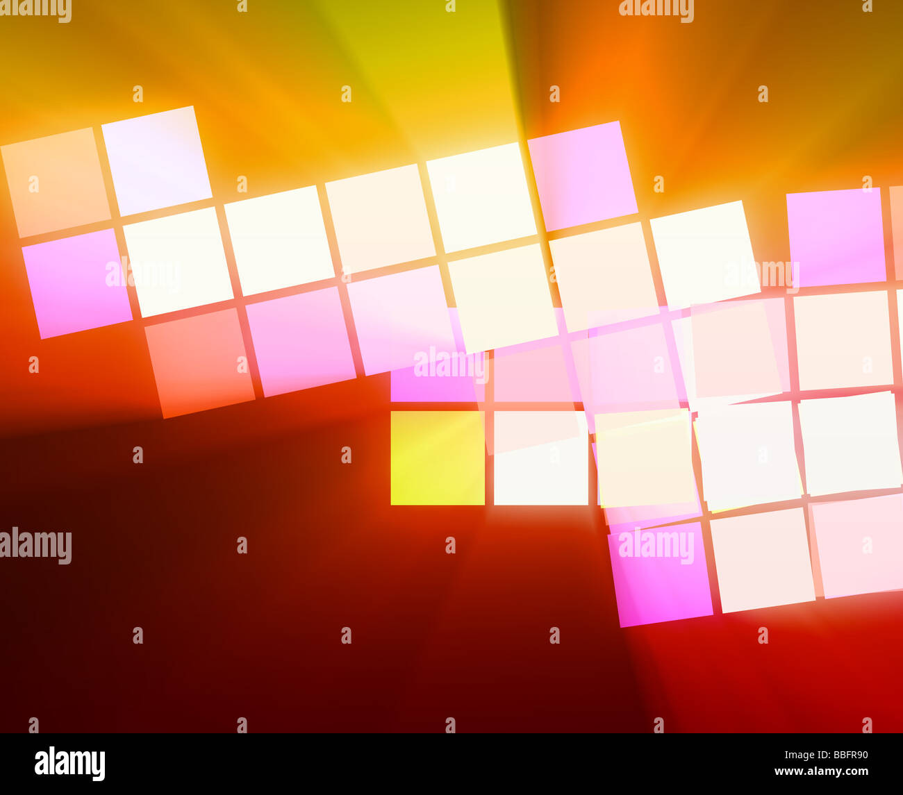 Abstract wallpaper illustration of geometric square shapes Stock Photo ...