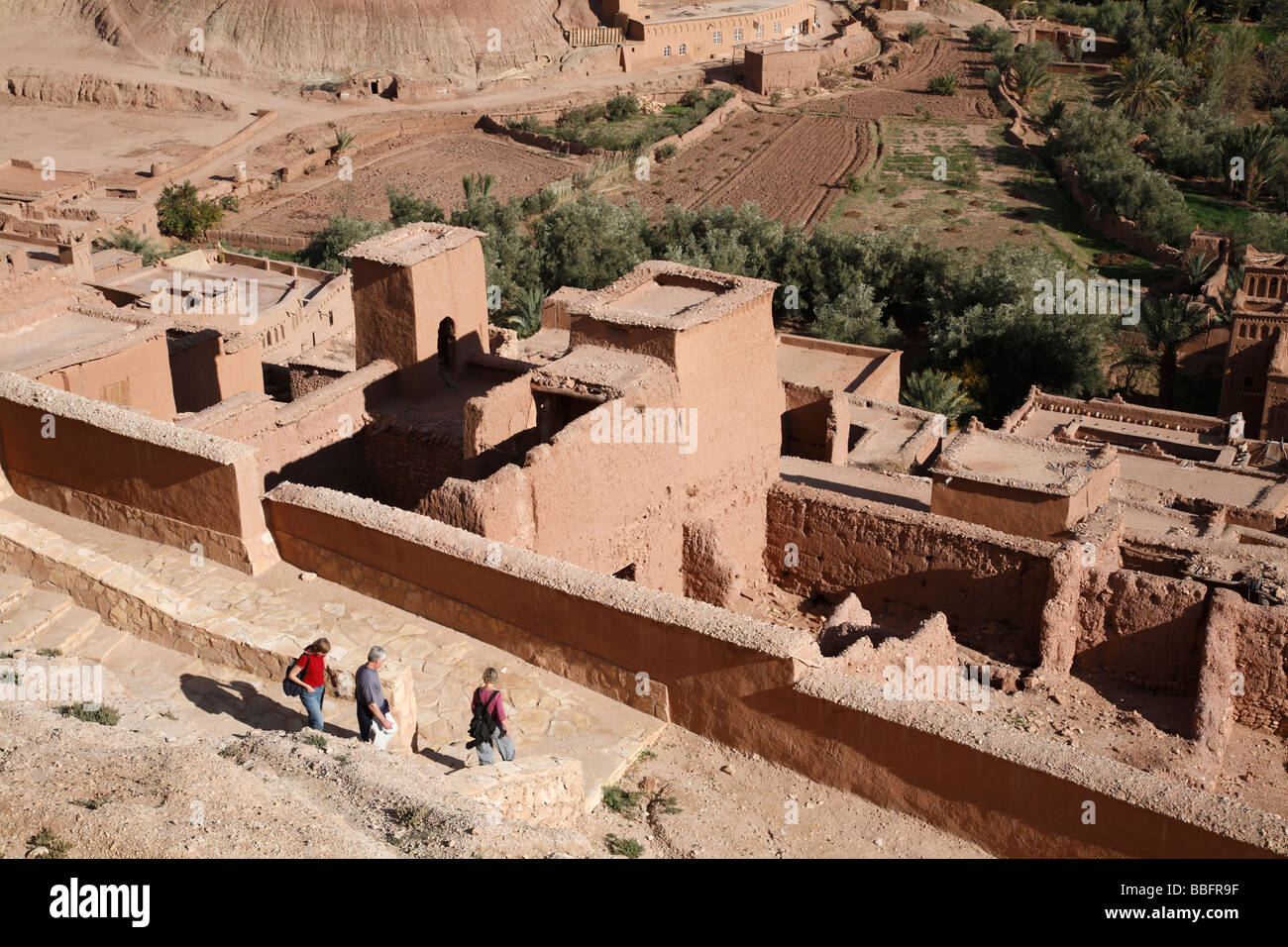 Africa, North Africa, Morocco, Atlas Region, Ouarzazate, Ait Benhaddou ...