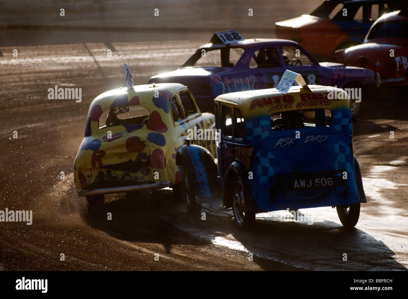 banger racing demolition derby destruction car crash crashing wreck ...