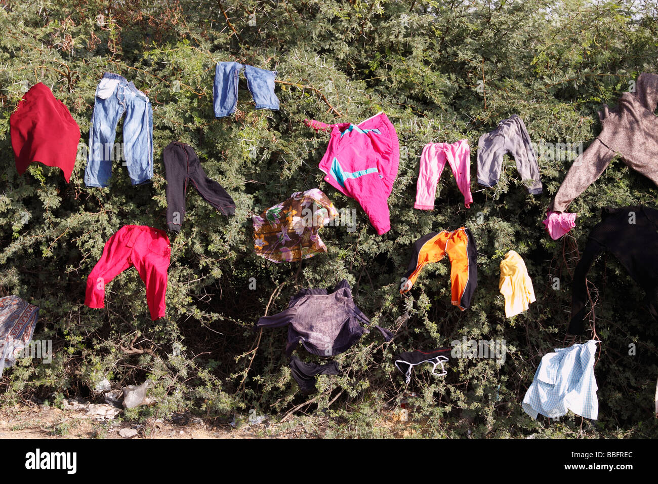 Drying laundry on morocco hi-res stock photography and images - Alamy