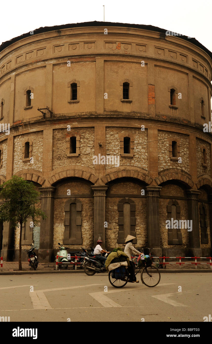 Architecture of Round building in Old Quarter, Hanoi, vietnam Stock ...