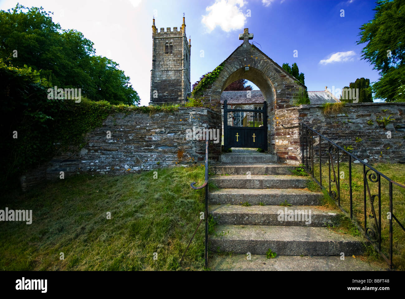 12th Century Church of St Marys at Marystowe near Chillaton,Lifton,West ...