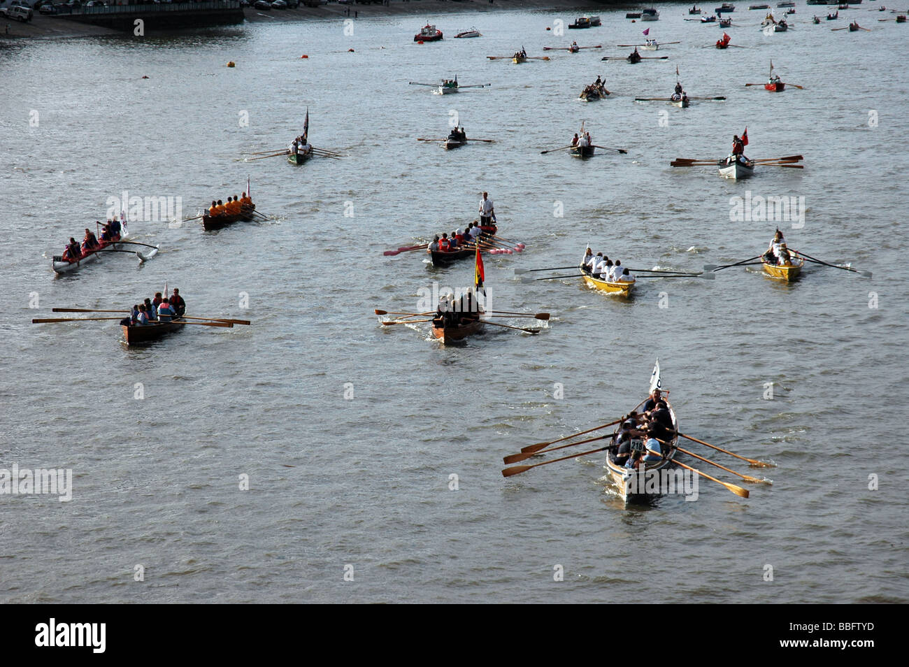 The Thames Great River Race Stock Photo - Alamy