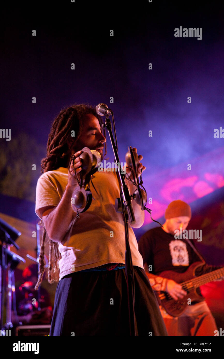 Manuel Grech (Grigal) of the Maltese band Tribali. Adriano (Drinu) in ...