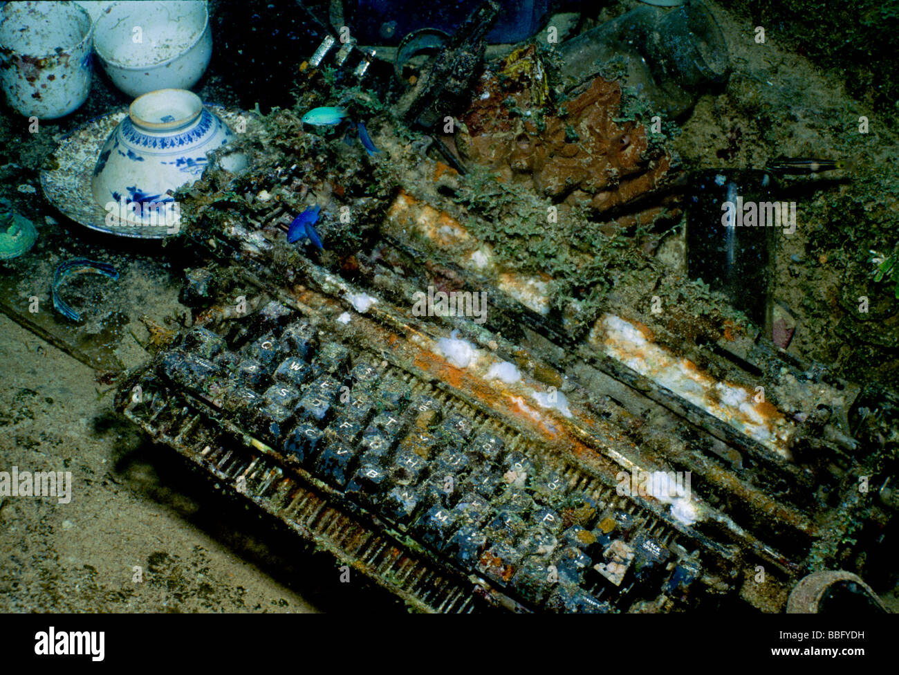 Typewriter from WWII Stock Photo - Alamy