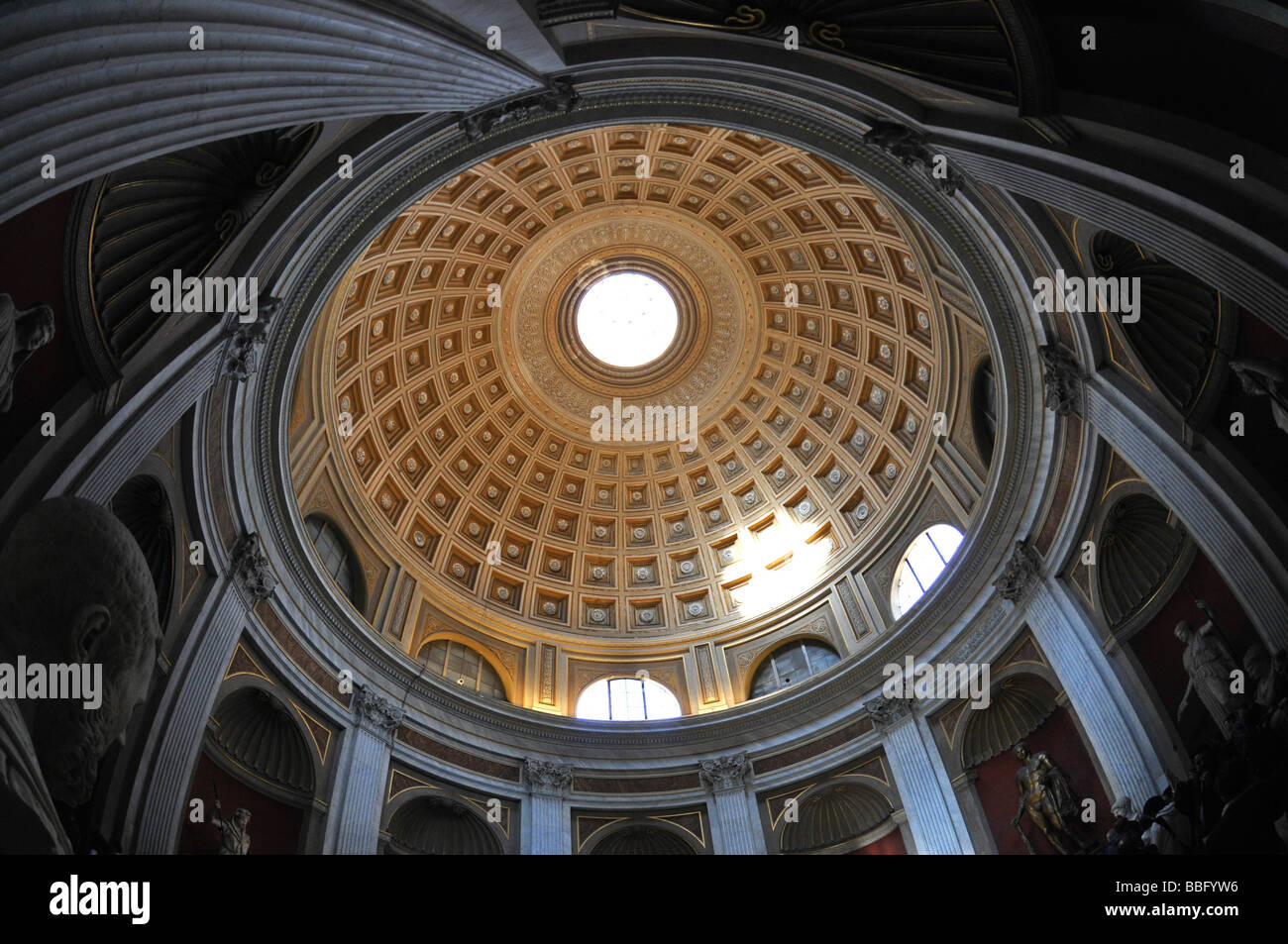 Dome, Sala da Rotunda, Museo Pio-Clementino, Vatican Museums, Old Town ...