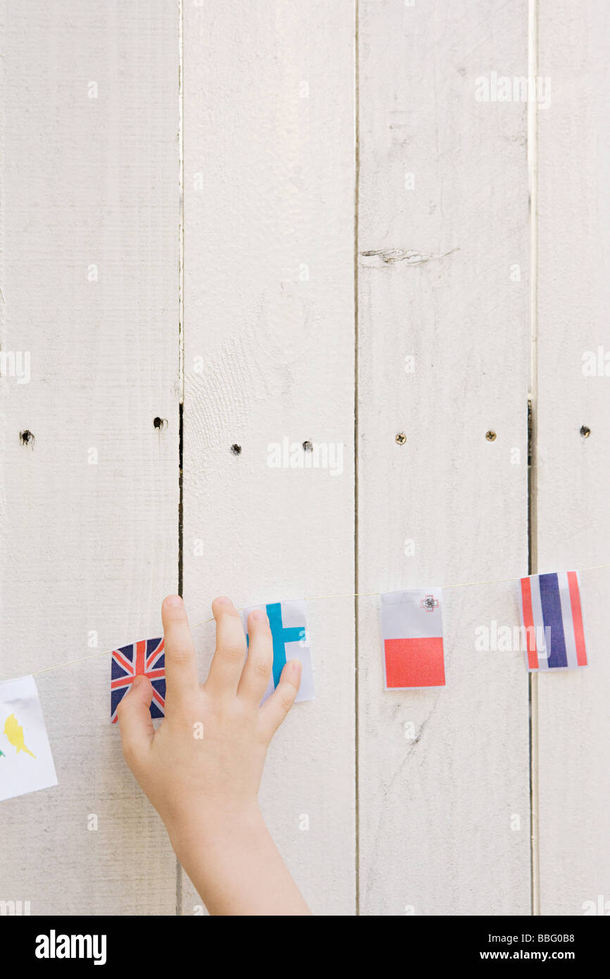 Hand flags hi-res stock photography and images - Alamy