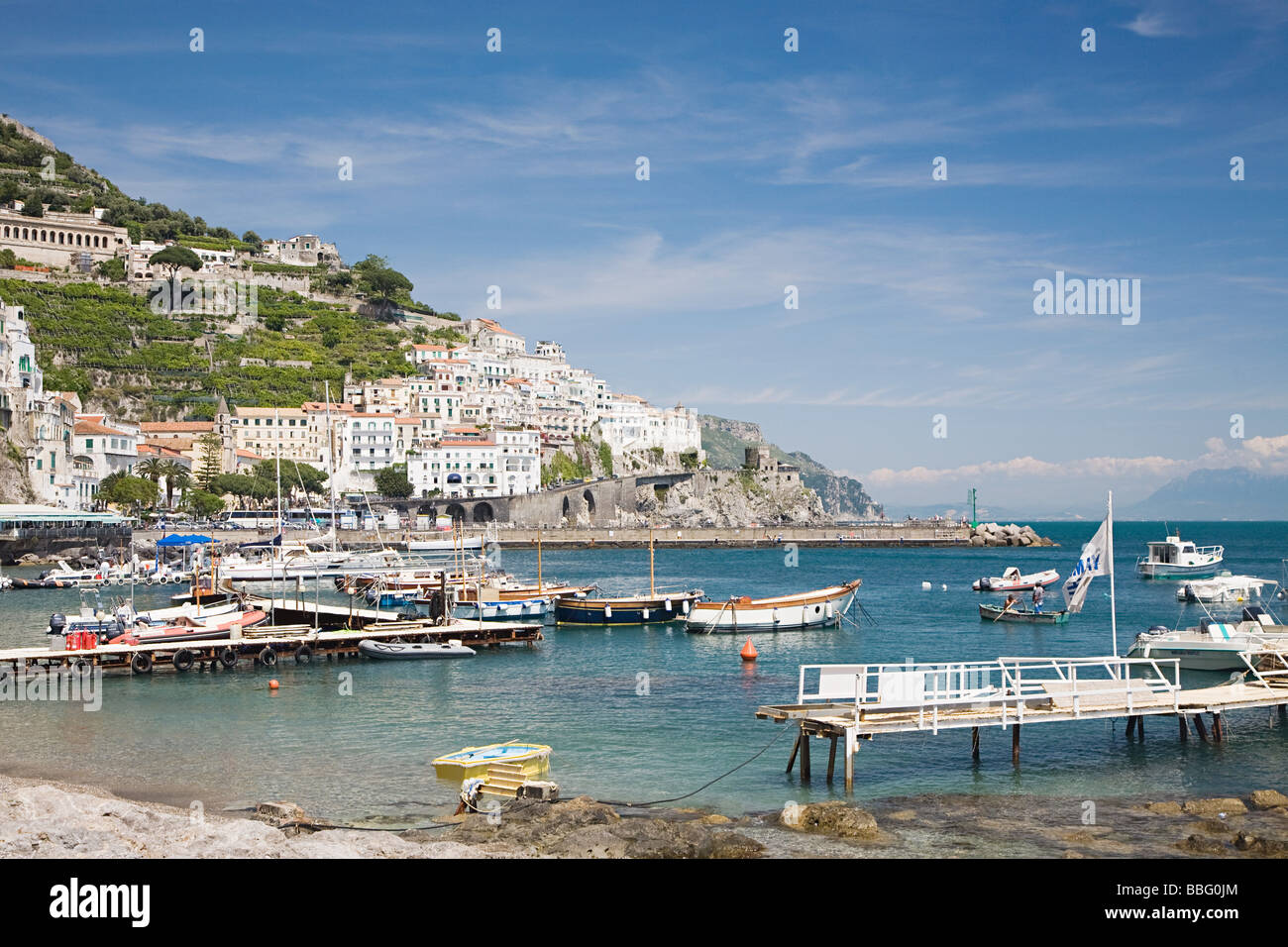 Harbor on italian coast hi-res stock photography and images - Alamy
