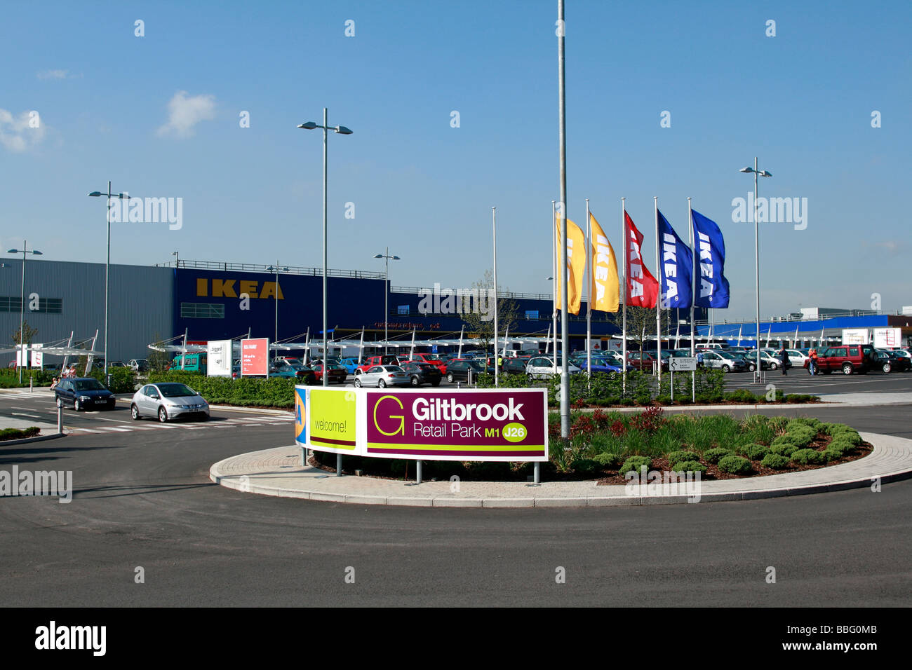 IKEA Giltbrook Retail Park out of Town shopping centre Kimberley ...