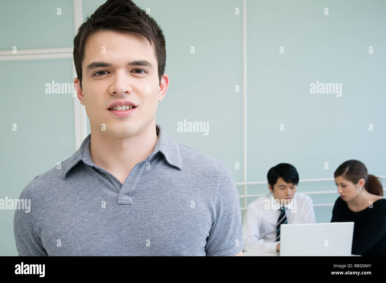 Portrait of an office worker Stock Photo - Alamy