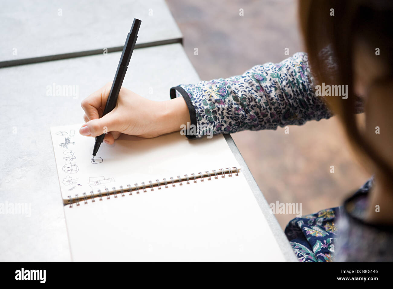 Crop unrecognizable artist drawing hi-res stock photography and images ...