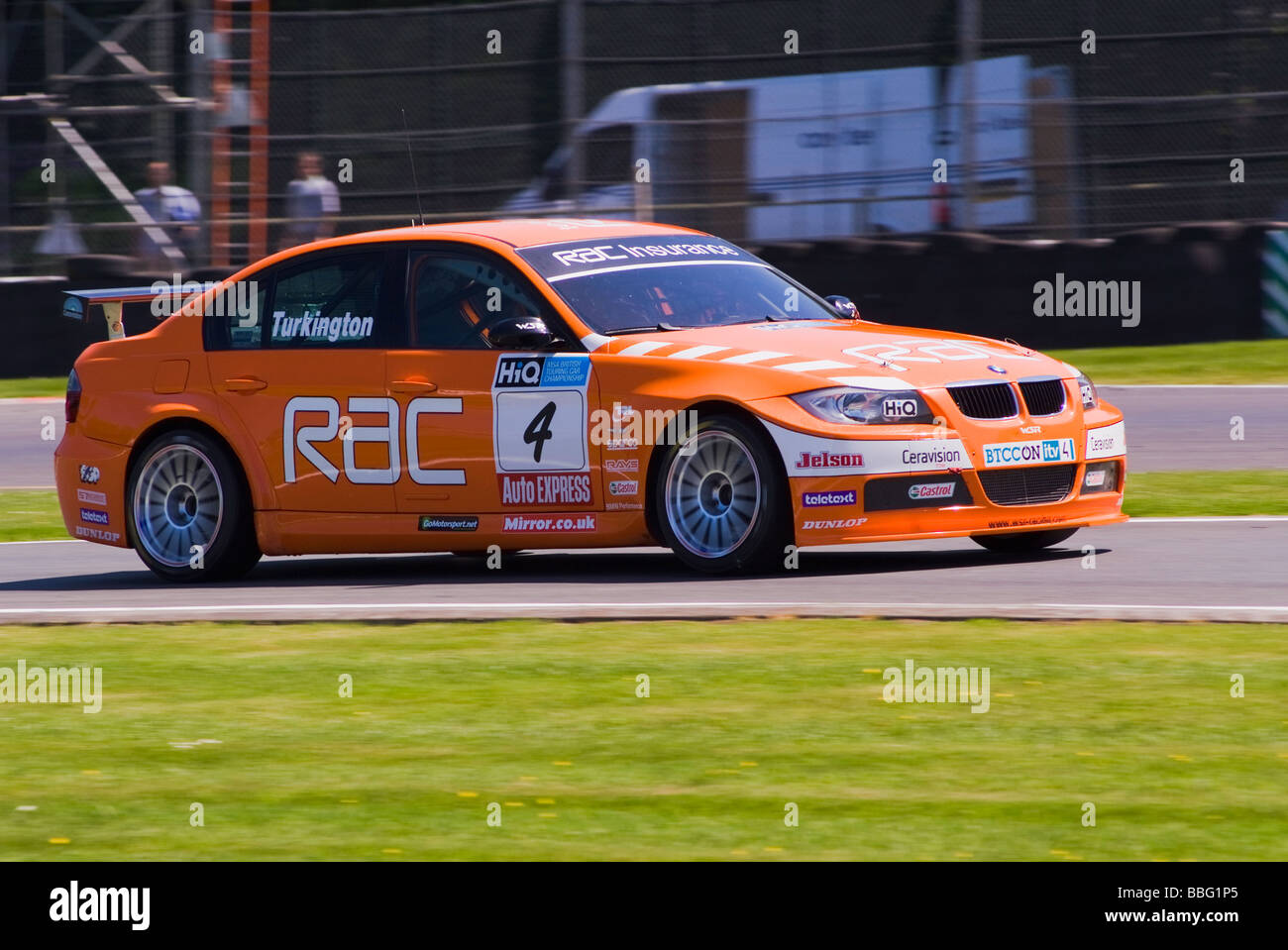 Team RAC BMW 320si Racing Car in British Touring Car Championship at ...