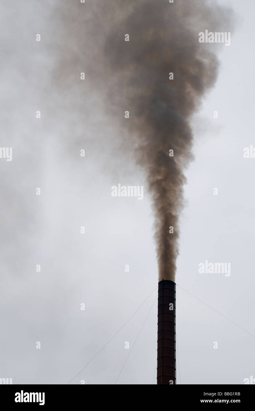 Factory Smokestack in kerala South India Stock Photo - Alamy