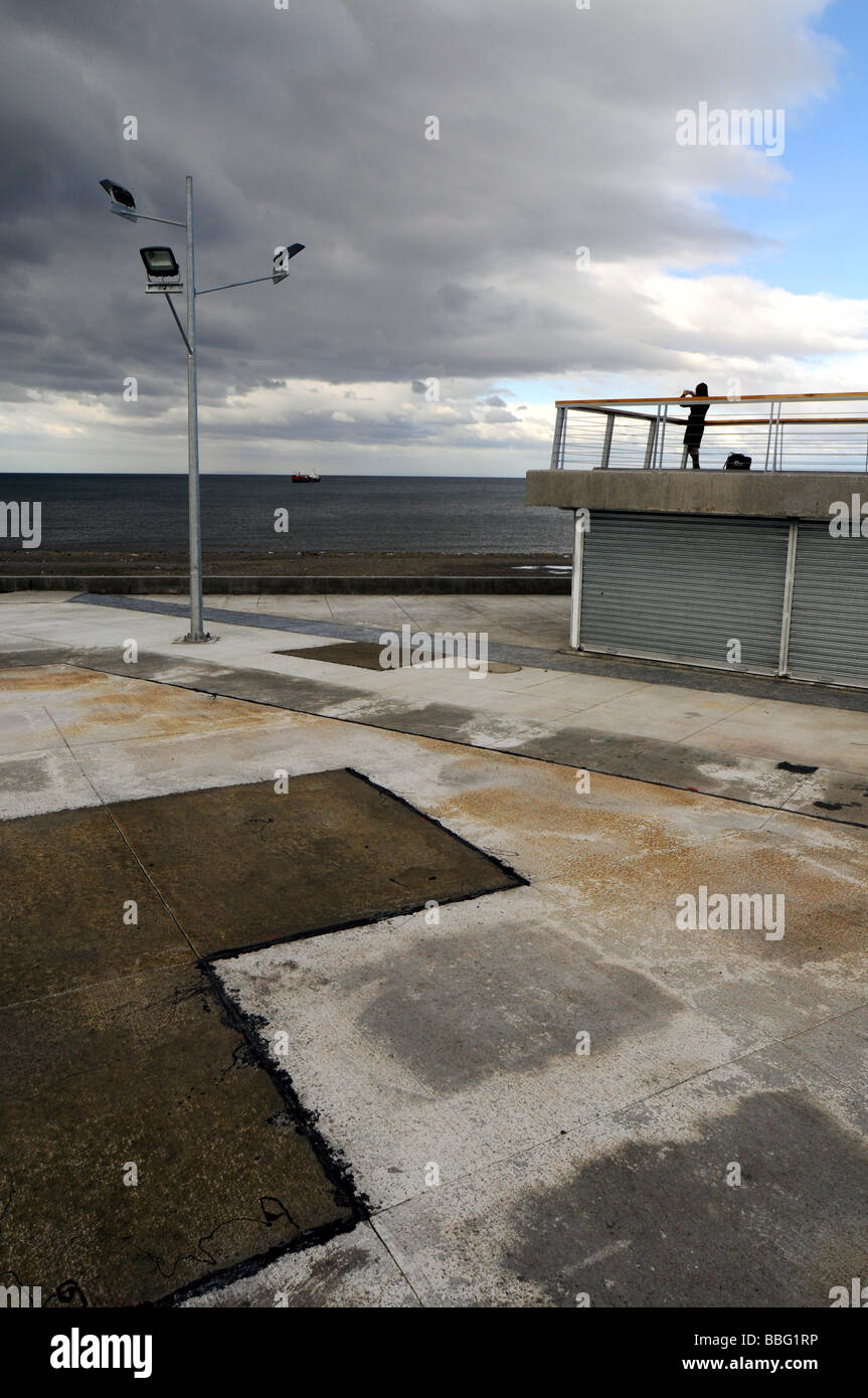 Waterfront in Punta Arenas, Chile Stock Photo - Alamy