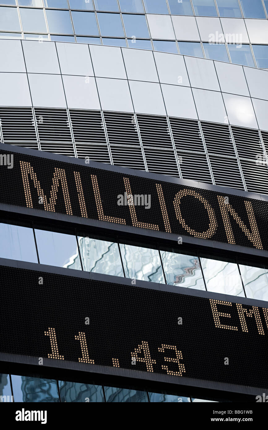 Stock exchange ticker building hi-res stock photography and images - Alamy