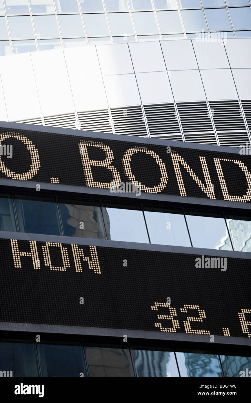 Stock ticker board Stock Photo - Alamy