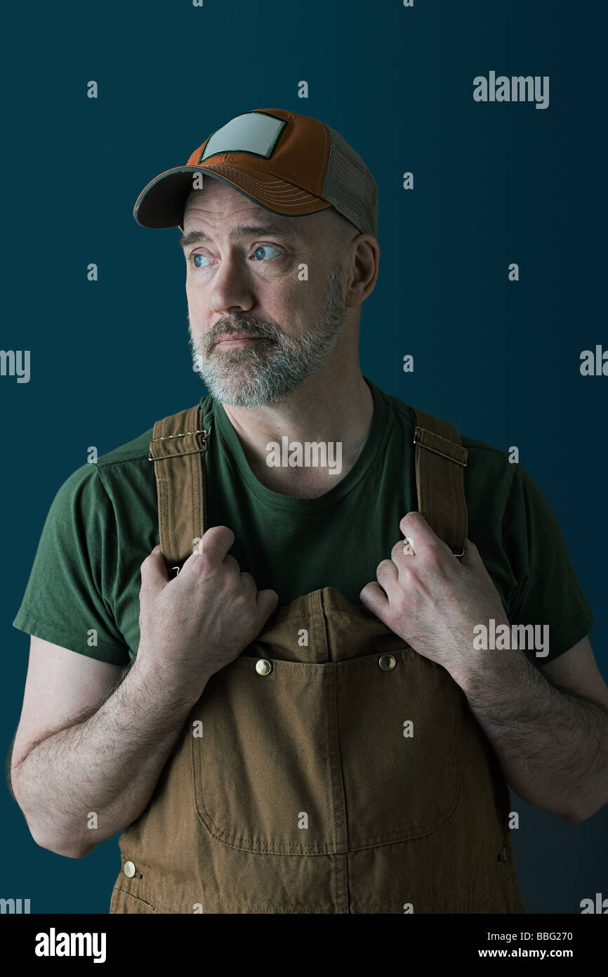 Portrait of a farm worker Stock Photo - Alamy