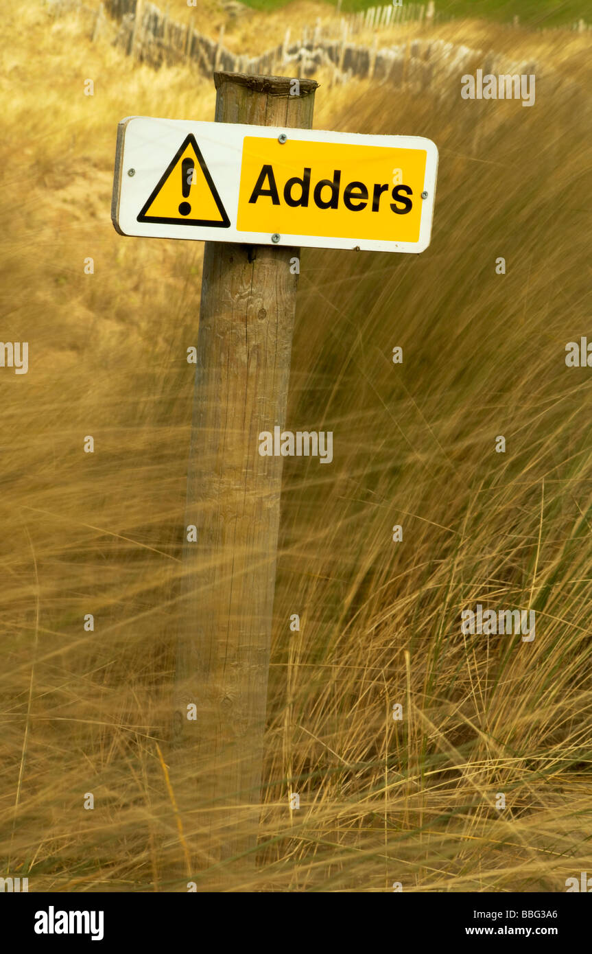 Adder warning sign hi-res stock photography and images - Alamy