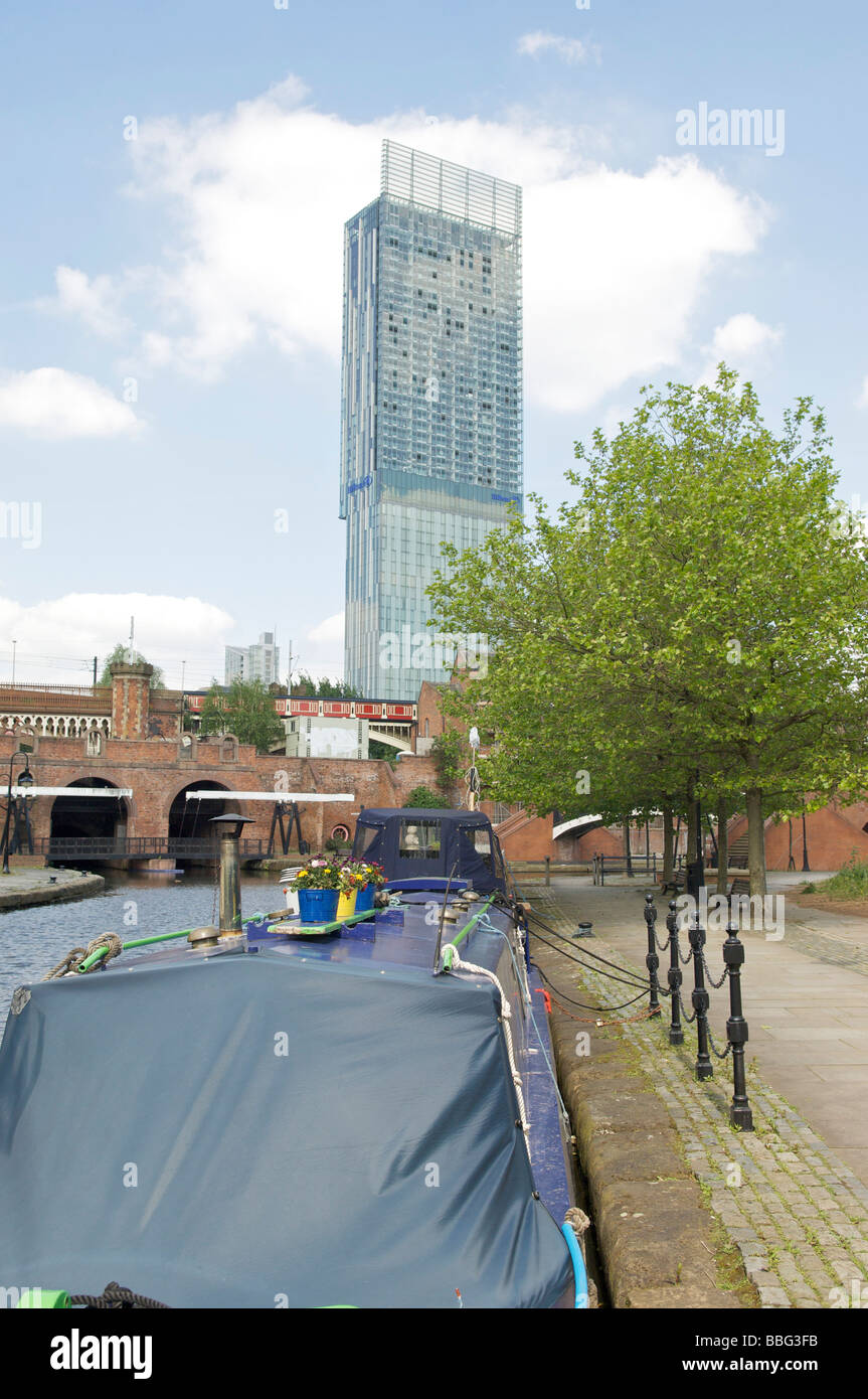 Beetham tower from Castlefield Manchester Stock Photo - Alamy