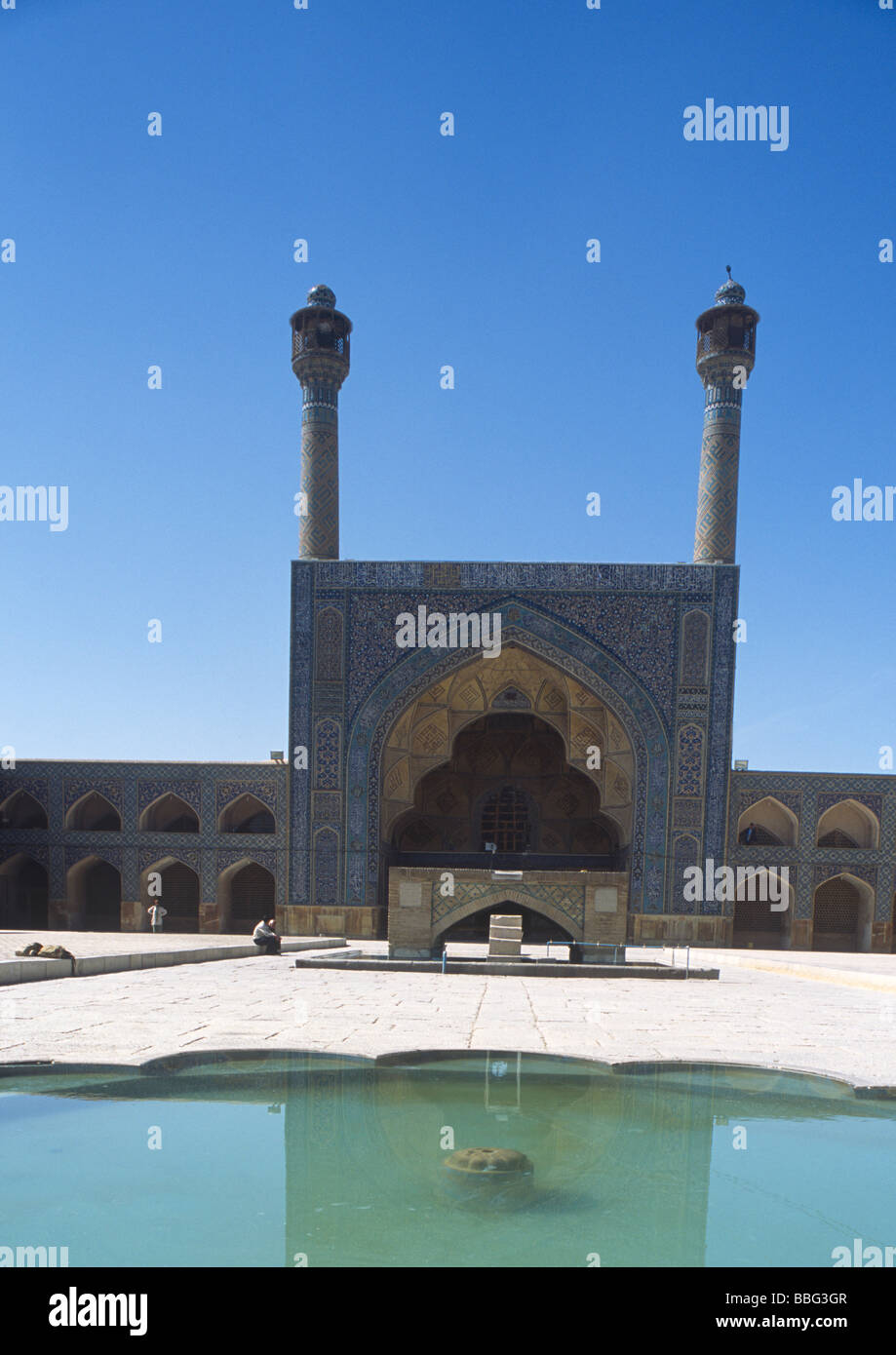 Iran Isfahan Masjed-e Jameh south eyvan Stock Photo - Alamy