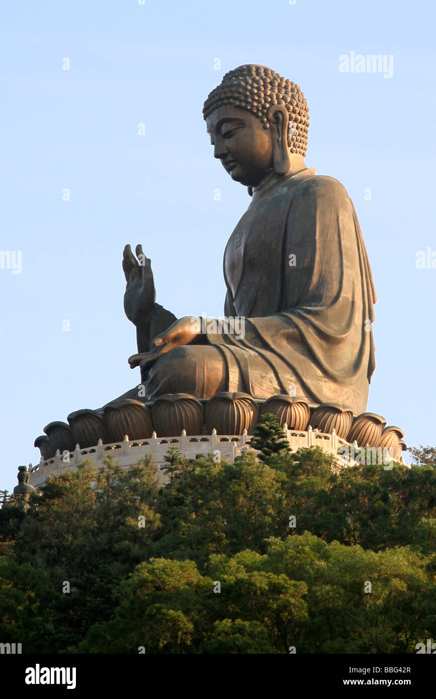 Great Buddha, Po Lin Monastery Stock Photo - Alamy