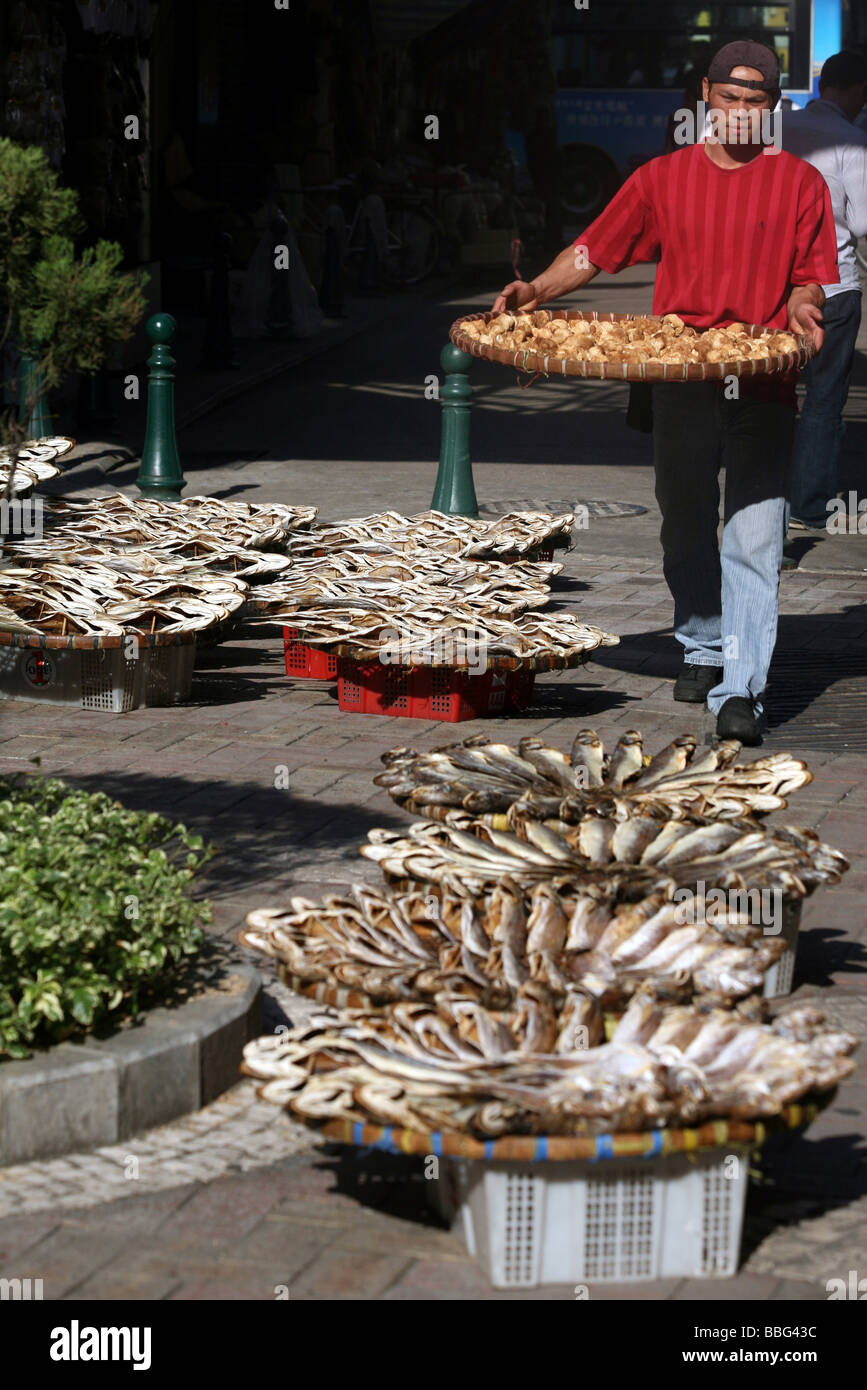 Salt Dried Fish, Macau Stock Photo - Alamy