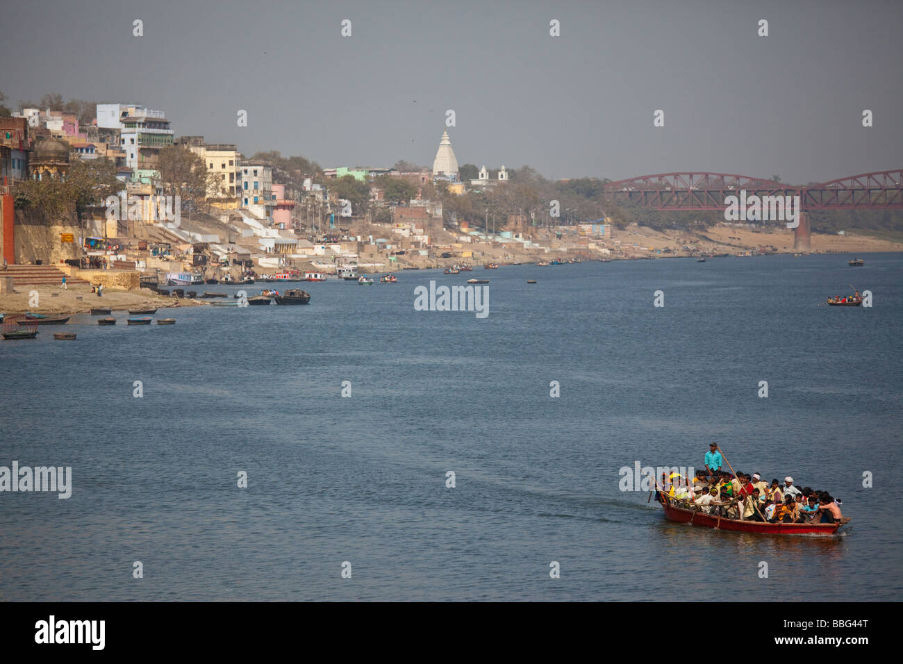 Ganges river boat hi-res stock photography and images - Alamy