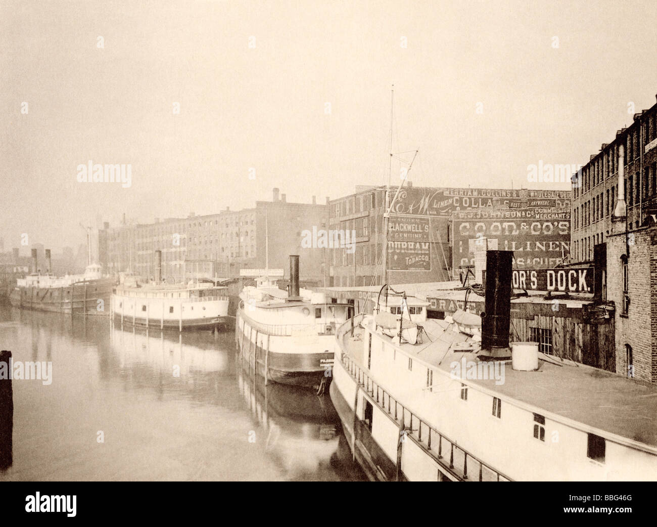 City of chicago 1800s hi-res stock photography and images - Alamy