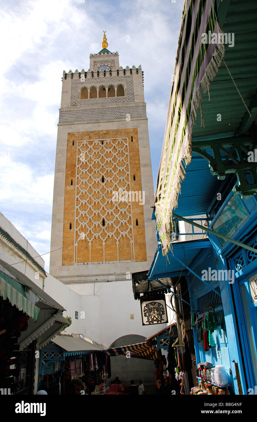 Zitouna great mosque tunis hi-res stock photography and images - Alamy