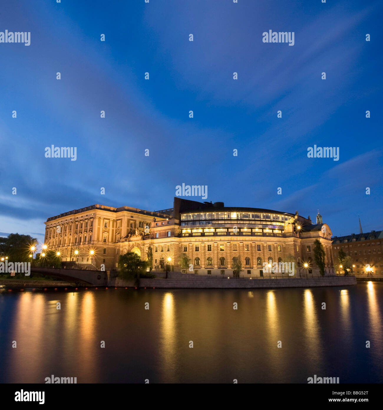 Swedish Parliament building Stock Photo - Alamy