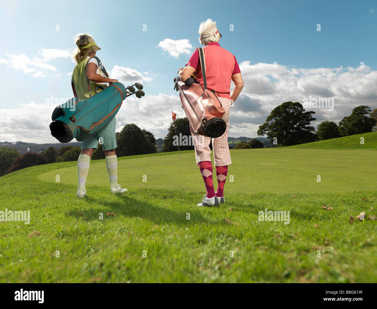 Mature Ladies Playing Golf Stock Photos & Mature Ladies Playing Golf ...