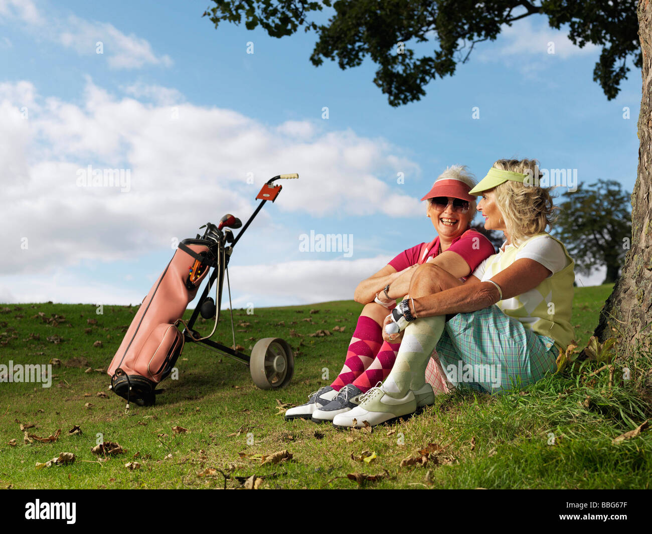 Mature Ladies Playing Golf Stock Photos & Mature Ladies Playing Golf ...