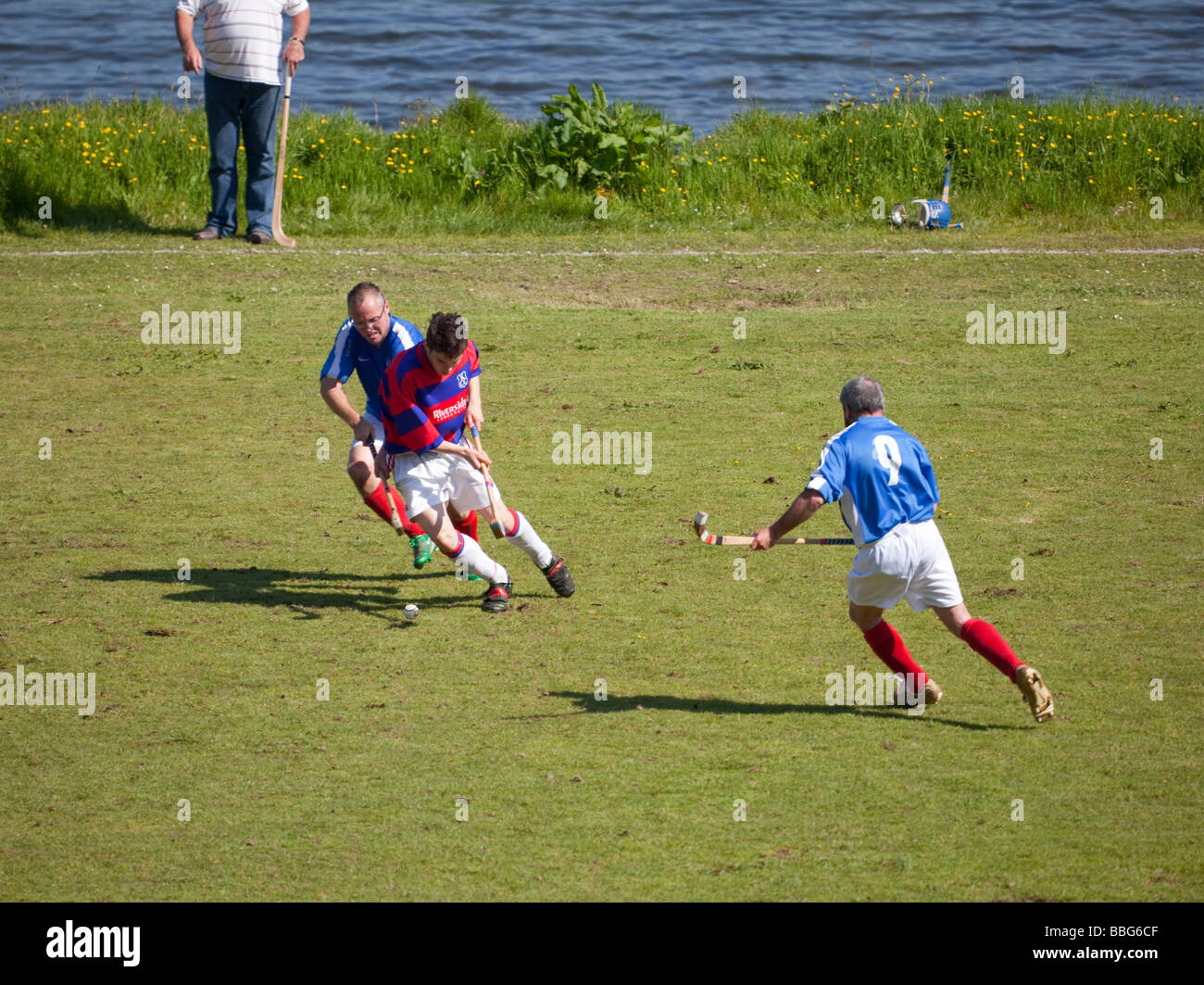 Shinty game hi-res stock photography and images - Alamy