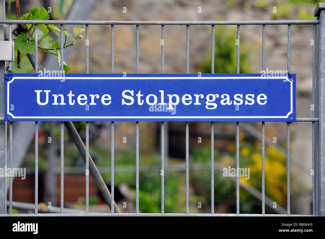 Person name street sign hi-res stock photography and images - Alamy