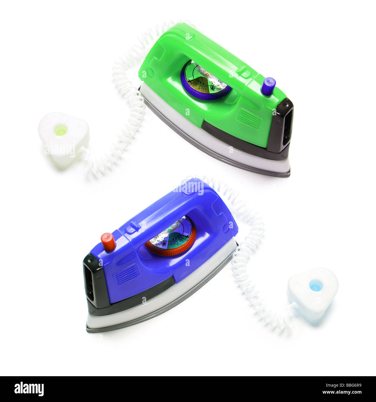 Plastic Toy Irons Stock Photo - Alamy
